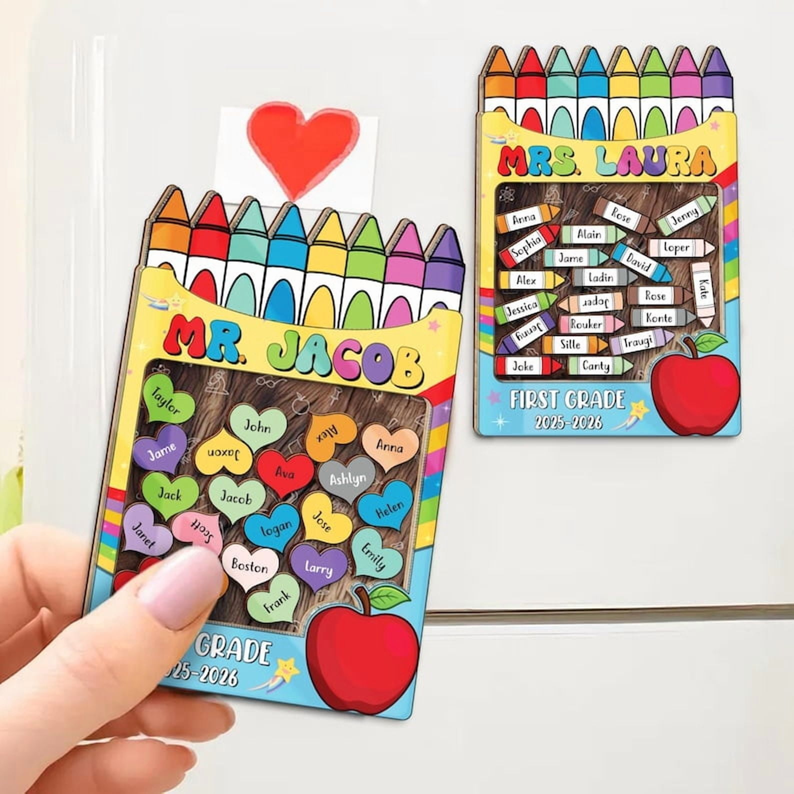 Personalized Teacher Magnet – End of Year Teacher Gift, Teacher ...