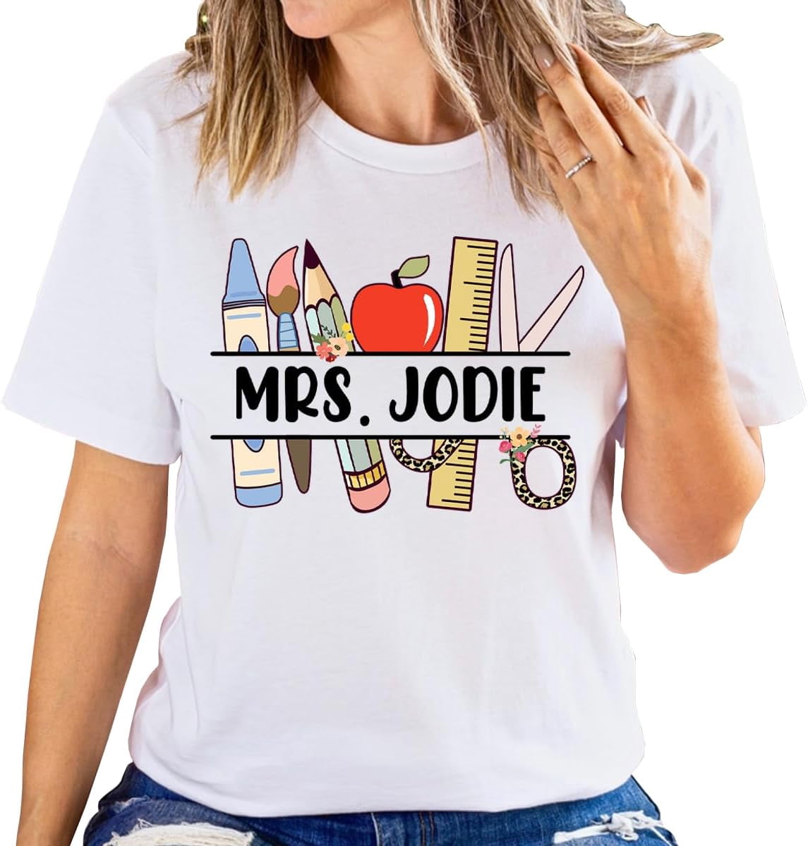 Personalized Teacher Shirts, Custom Teacher Name Shirt, Back to School ...