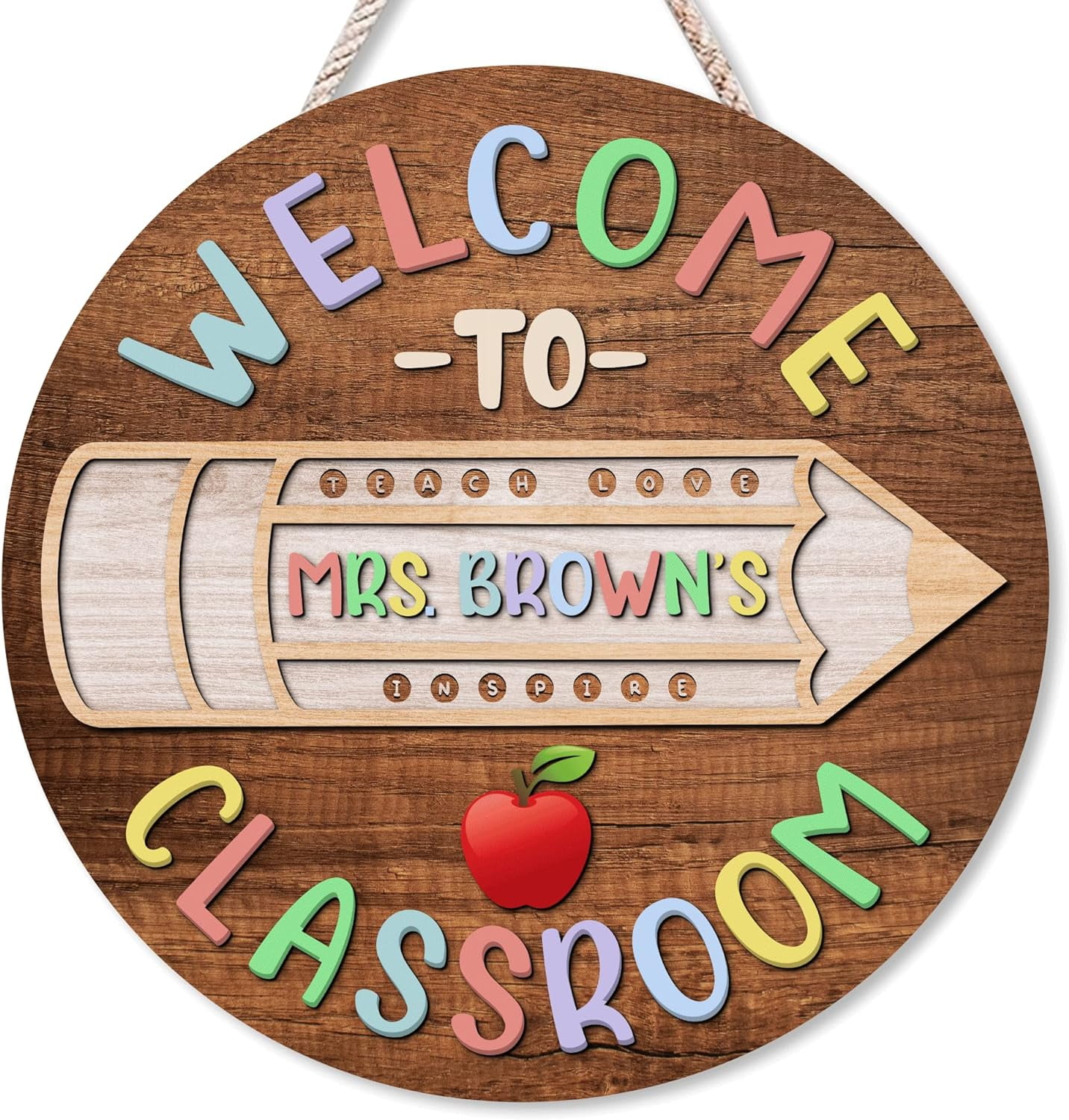 Personalized Teacher Signs for Classroom,Teacher Door Signs,Teacher ...