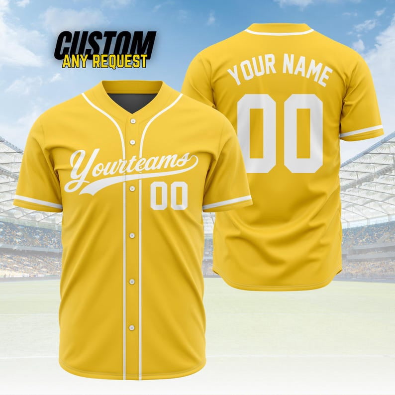 Personalized Team Name And Number Baseball Jersey,Custom Baseball ...