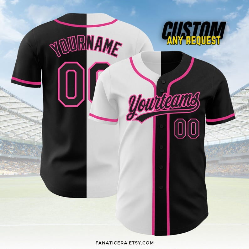 Personalized Team Name And Number Baseball Jersey,Custom Baseball ...
