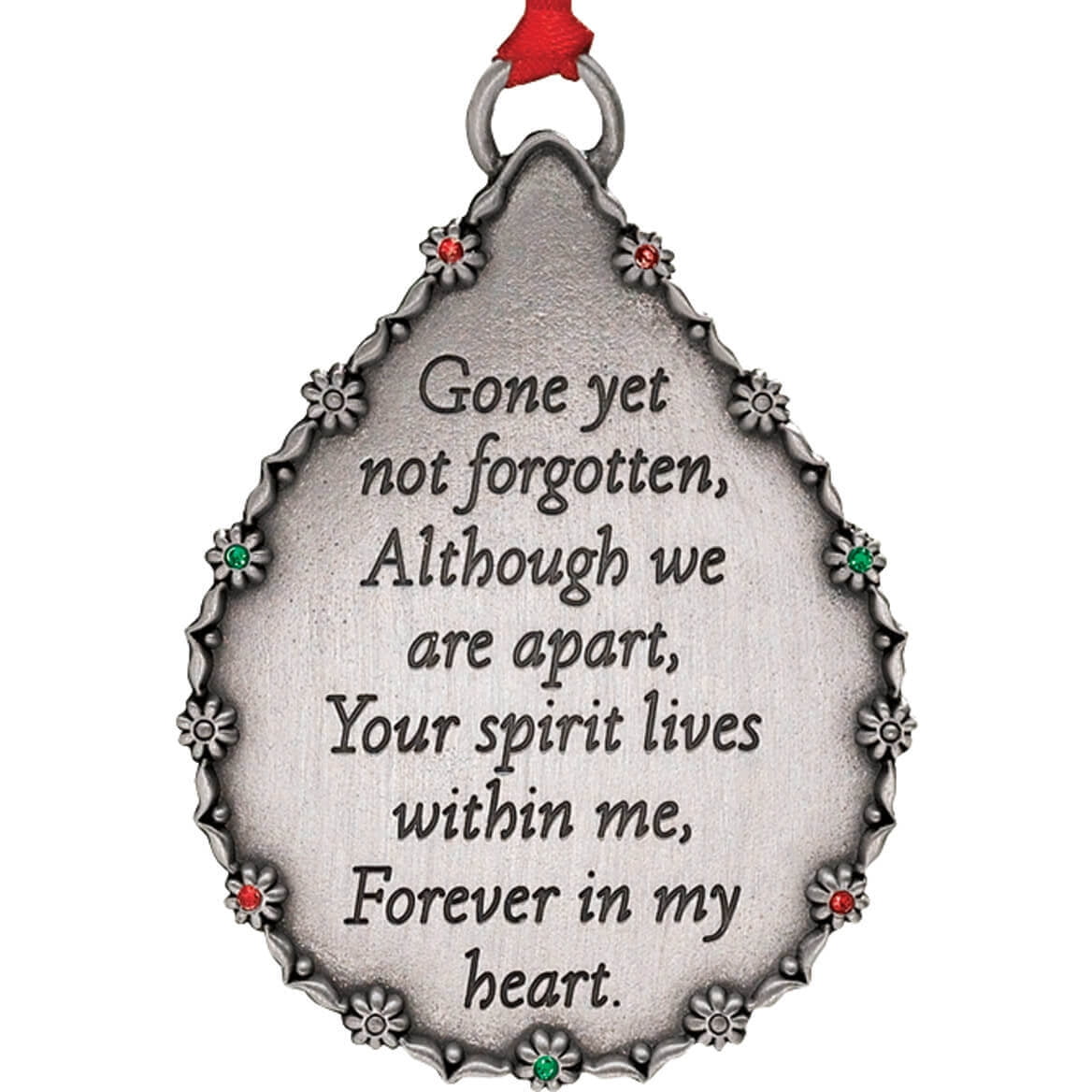 Personalized Teardrop Memorial Ornament - Walmart.com