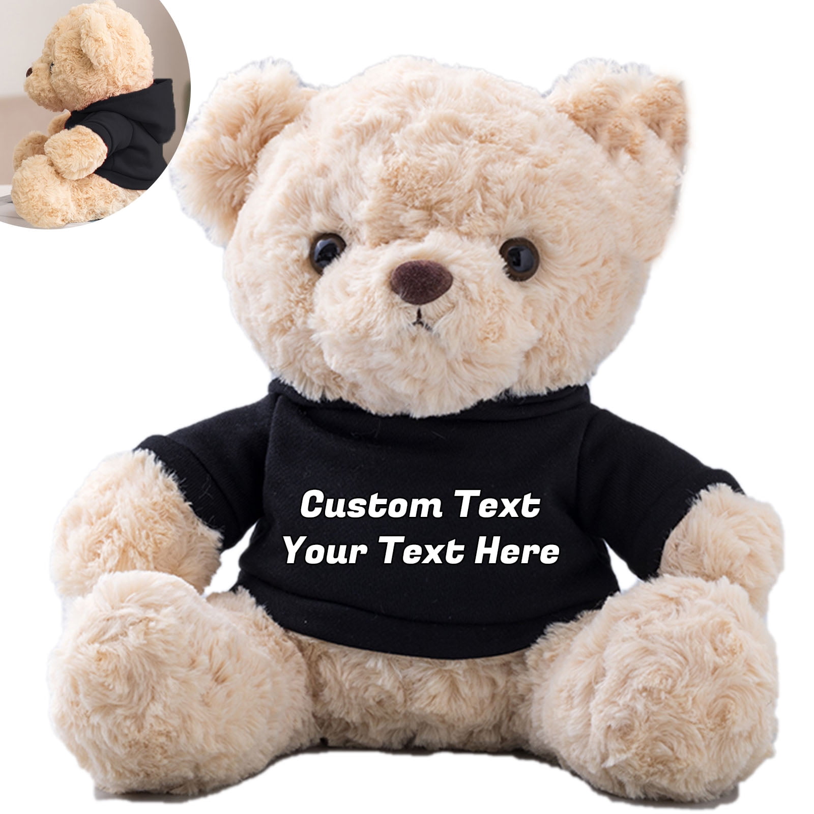 Personalized Teddy Bear as Customized Gifts for Women Men with Text as ...