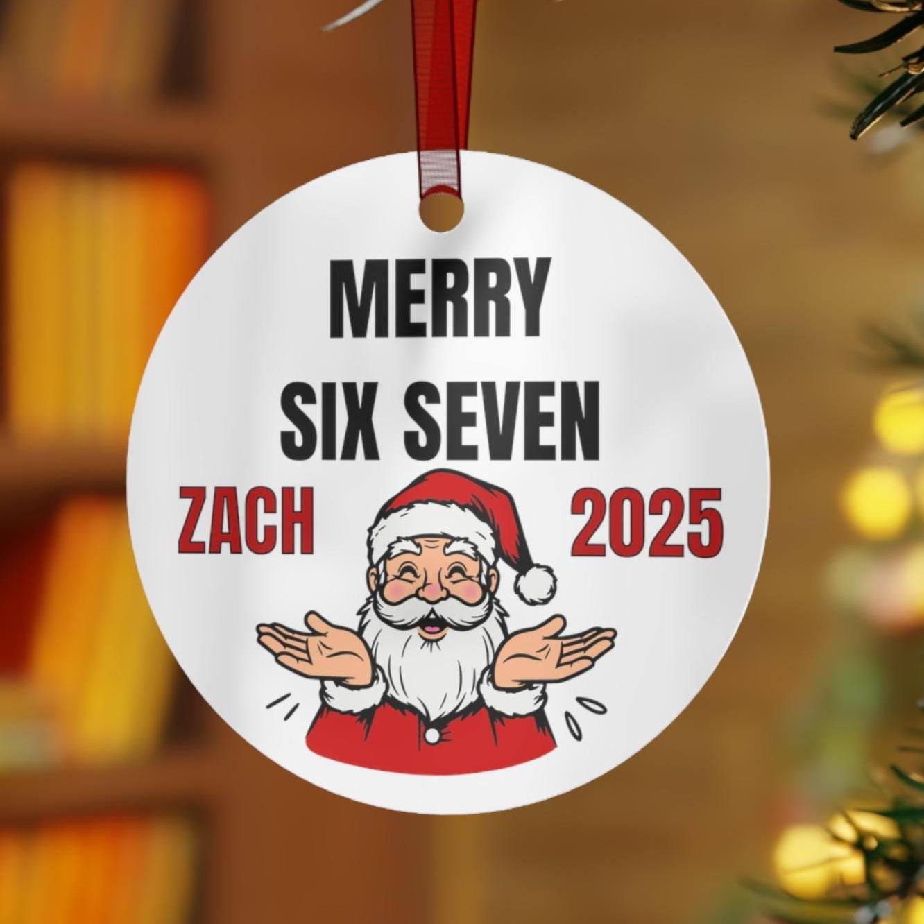 Personalized Teen Slang 2D Flat Ornament 2025, Gen Z Meme, 'Six Seven ...