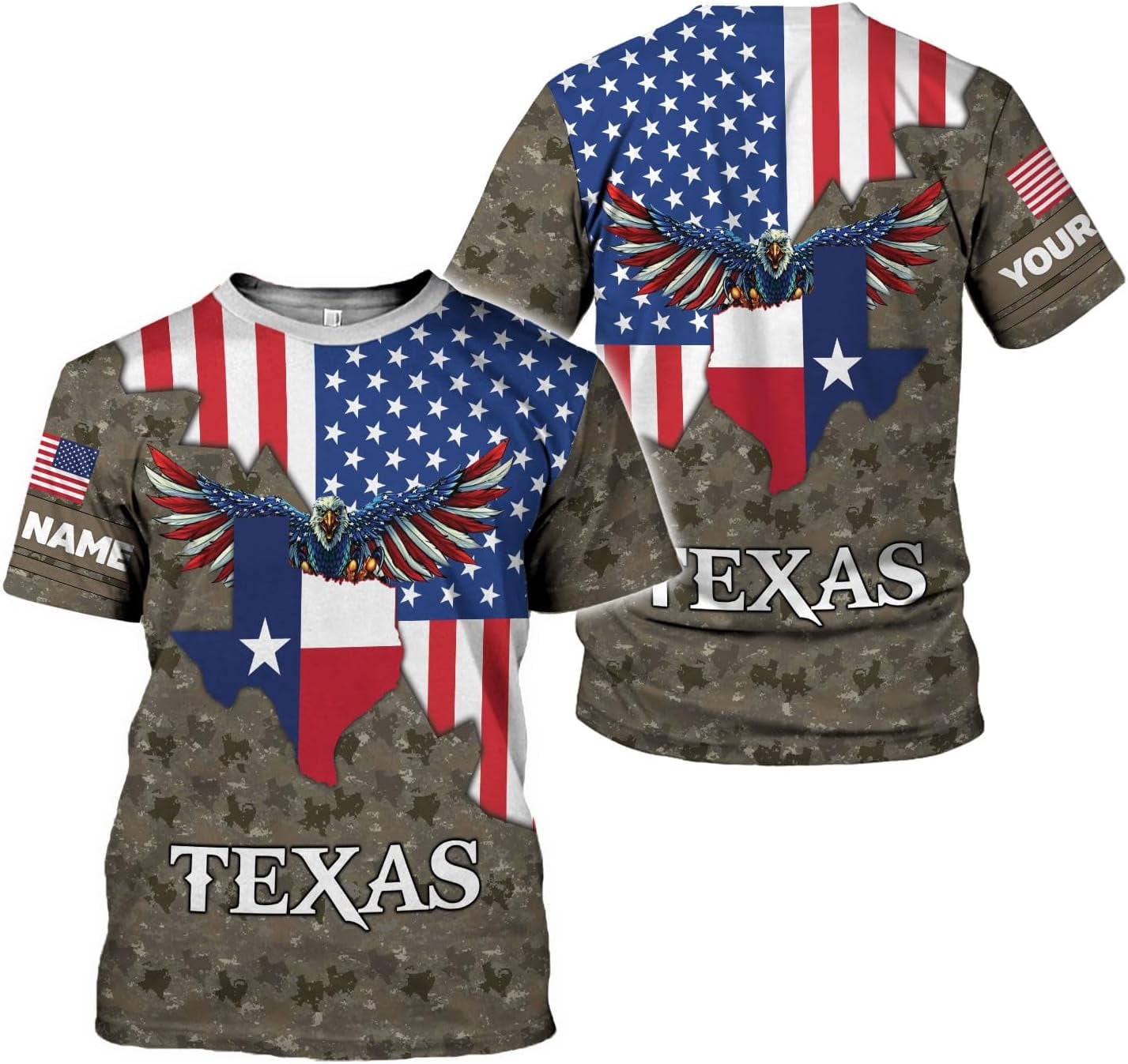 Personalized Texas Flag Shirt and Map Dont Mess with Texas, Customize ...