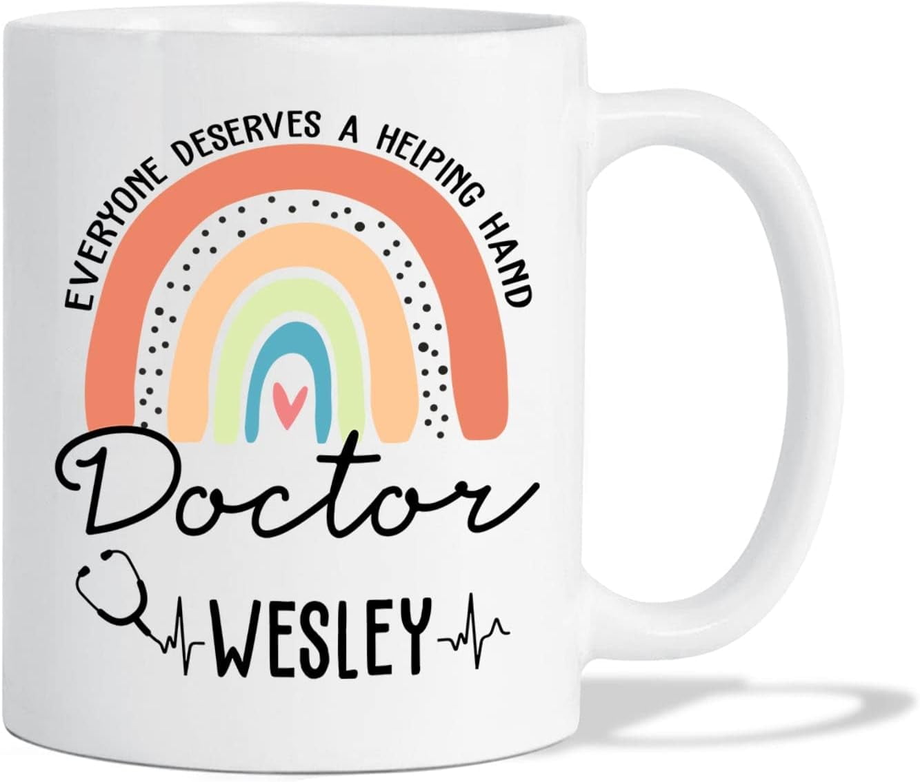 Personalized Thank You Doctor Mug, Doctor Coffee Mug, Thank You Cup ...