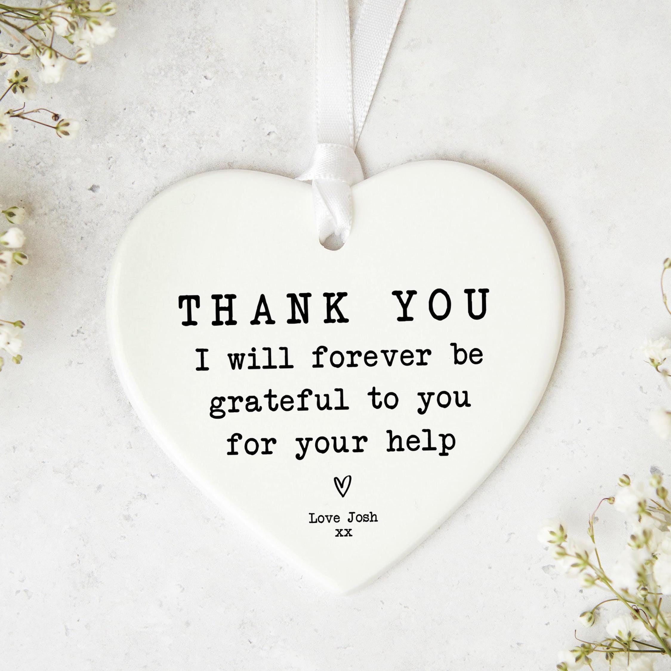 Personalized Thank-You Keepsake - Gift for Friends, Gratitude Present ...
