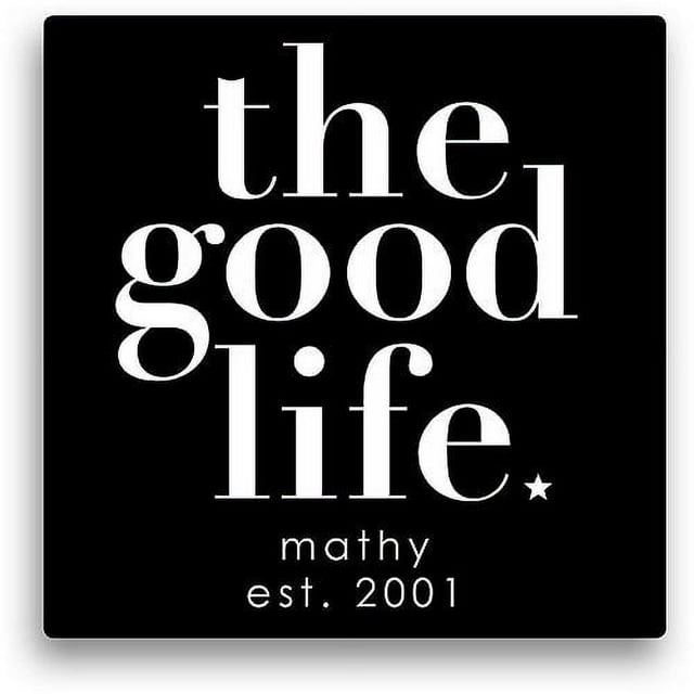Personalized The Good Life 16" x 16" Canvas - Walmart.com
