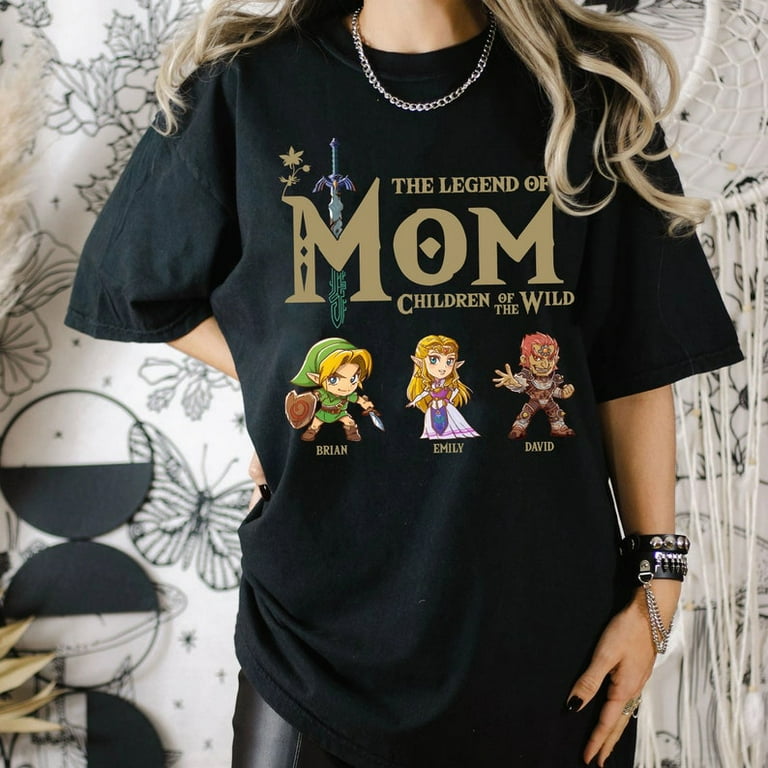 Personalized The Legend Of Mom Shirt Zelda Korok Shirt Legend Mom Shirt Breath Of The Wild Zelda Shirt Tears Of The Kingdom Gamer Shirt Comfort ColorsTrendy t shirt 100 cotton. Walmart