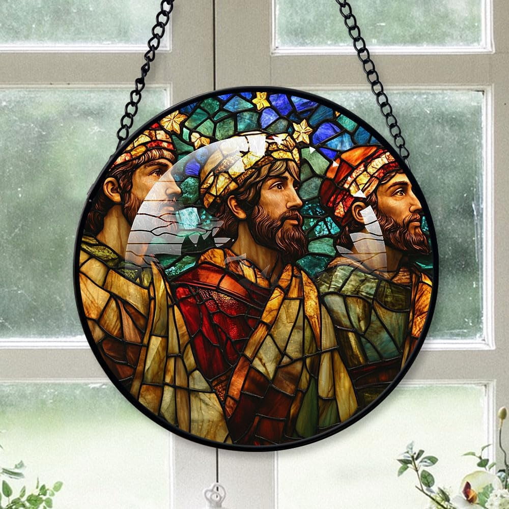 Personalized Three Magi Suncatcher Stained Glass Suncatchers, Three ...
