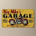 Personalized Tin Sign - My Garage Yellow - Walmart.com
