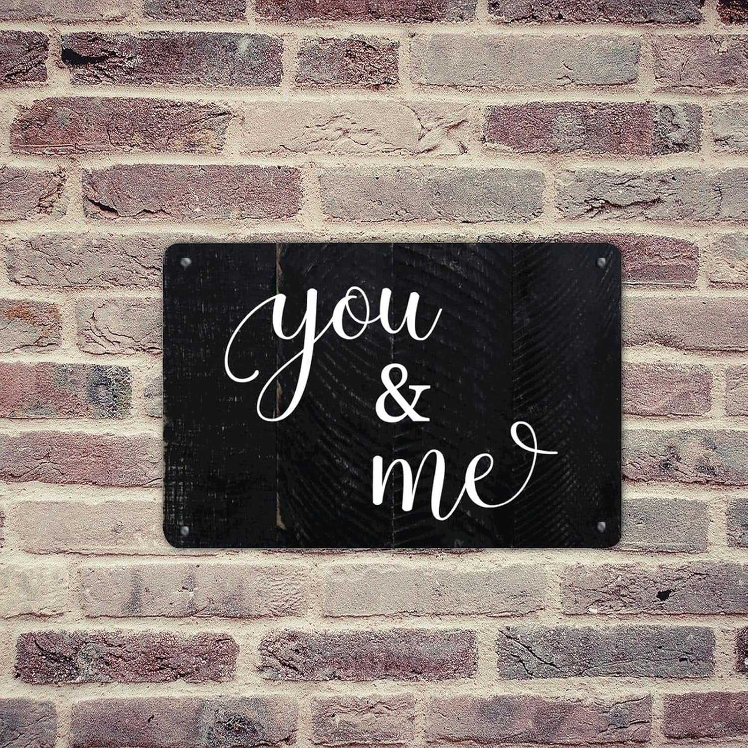 Personalized Tin Signs You and Me Signs Bible Verse Inspirational ...