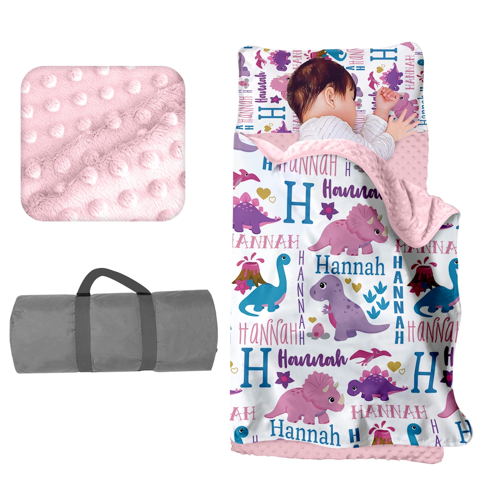 Personalized Toddler Nap Mat for Daycare Cot Bedding - Baby Girls Kids ...