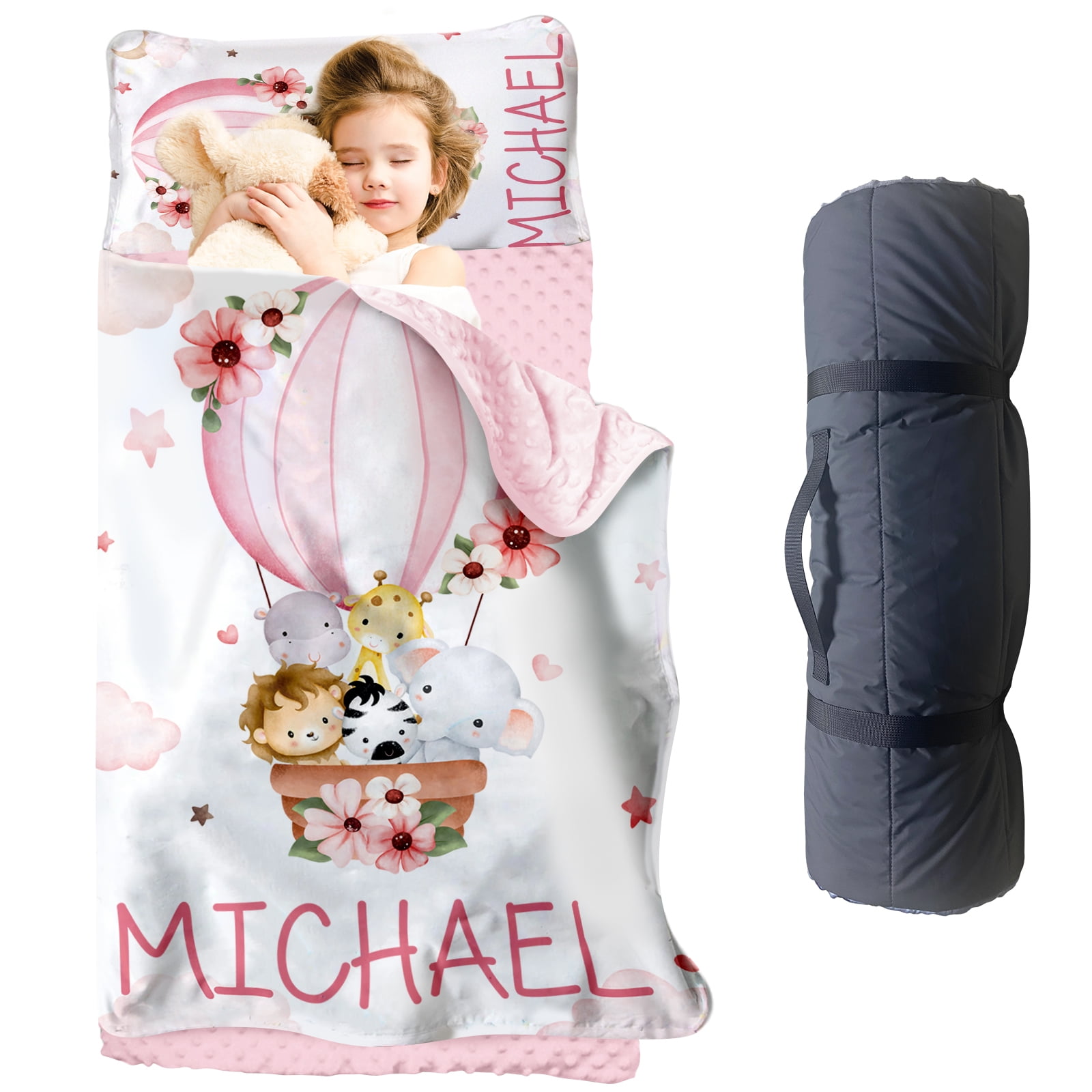 Personalized Toddler Nap Mat for Girls, Custom Name Kids Nap Mat with ...