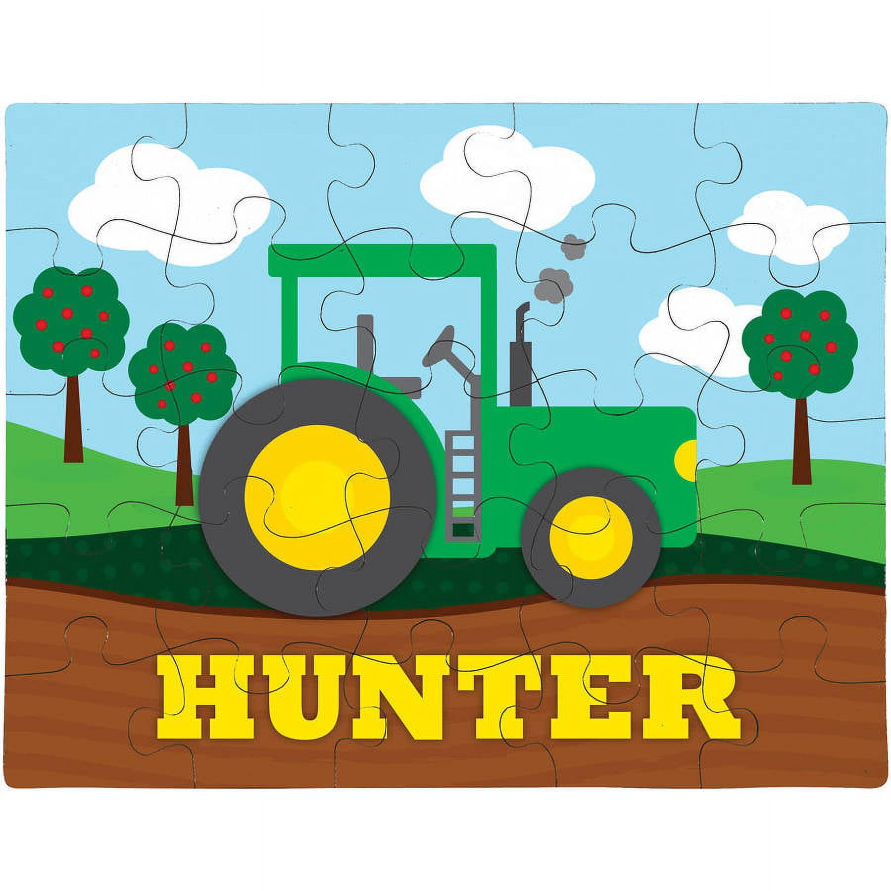 Personalized Tractor Puzzle - 11 x 14 Size - Custom Name - Walmart.com
