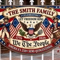 Personalized USA 250th Anniversary Bunting Banner, Patriotic Fence Flag ...