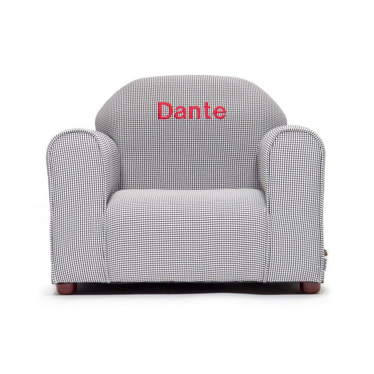Personalized Upholstered Children's Mini Chair in Gingham - Walmart.com