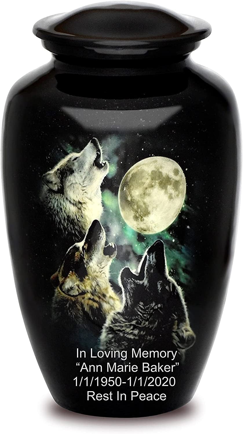 FOREVER URNS Large Personalized Urn for Human Ashes, Customized 3 ...