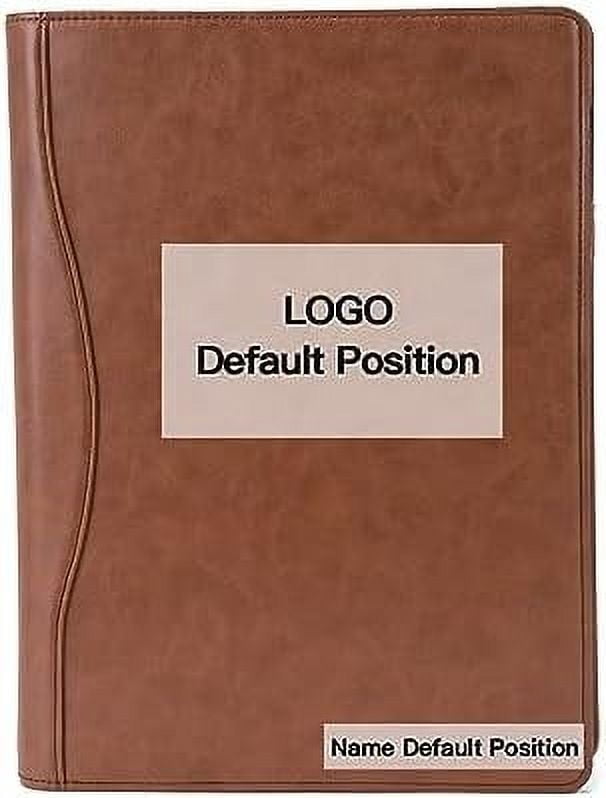 Personalized Vegan Leather 3 Ring Binder, Custom 8.5 x 11 Letter Size ...