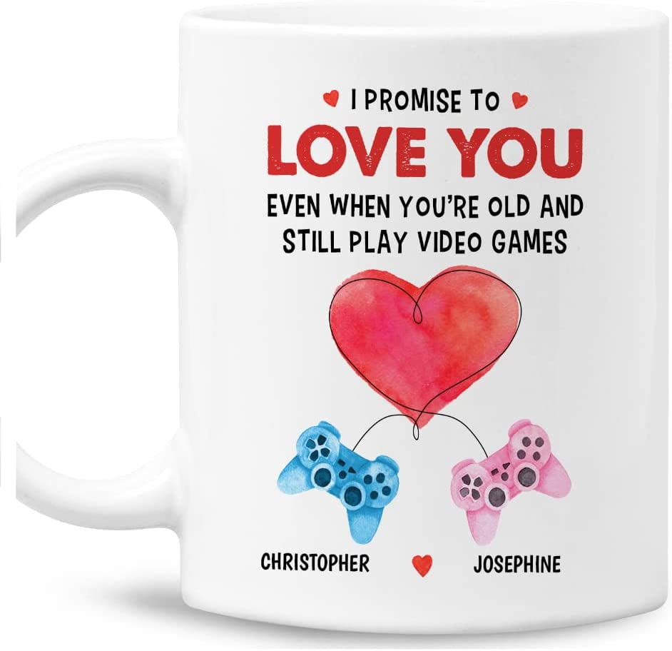 Personalized Video Game Mug For Boyfriend Husband Custom Name Gamer ...