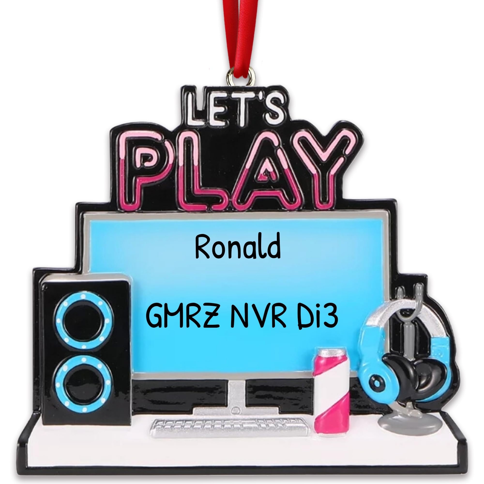 Personalized Video Game Ornaments 2024 - Computer Ornaments Gamer Ornaments for Christmas Tree ...