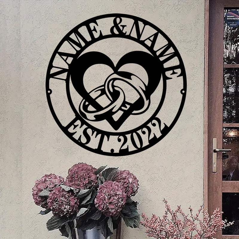 Personalized Vintage Custom Name Plaque, House Number Sign, Home ...