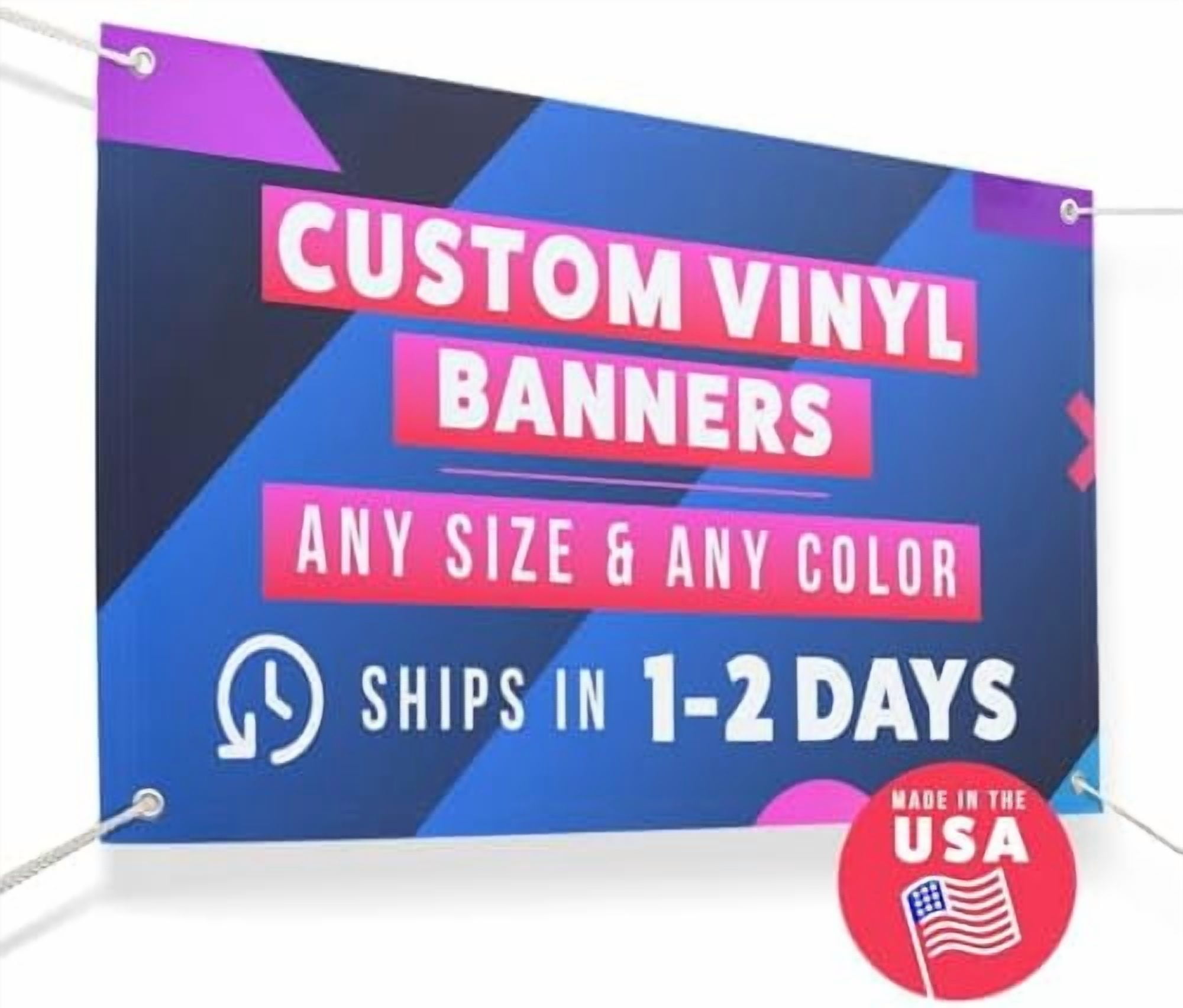 Personalized Vinyl Banner – Vinyl Printed Customizable Banner for ...