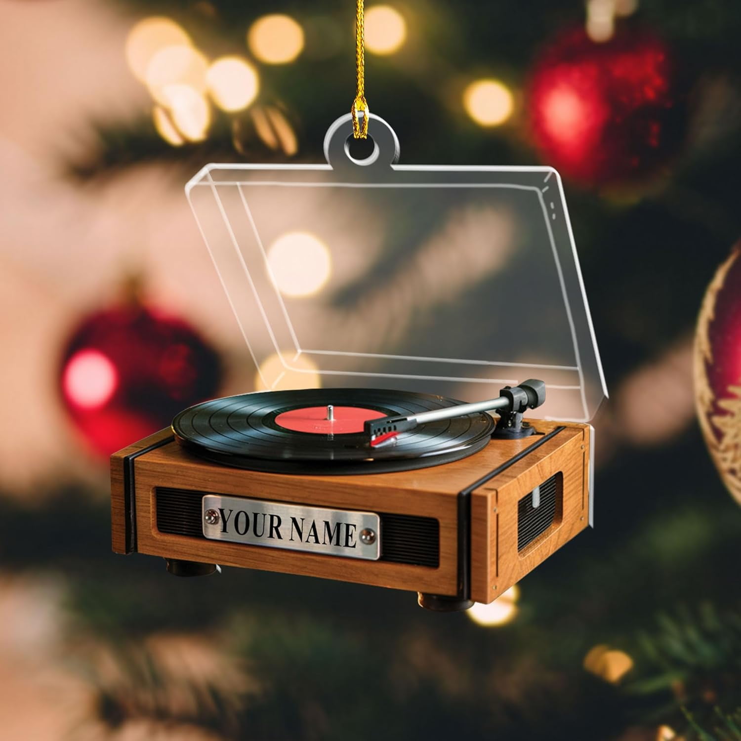 Personalized Vinyl Records Machine Christmas Ornament 2024, Record ...