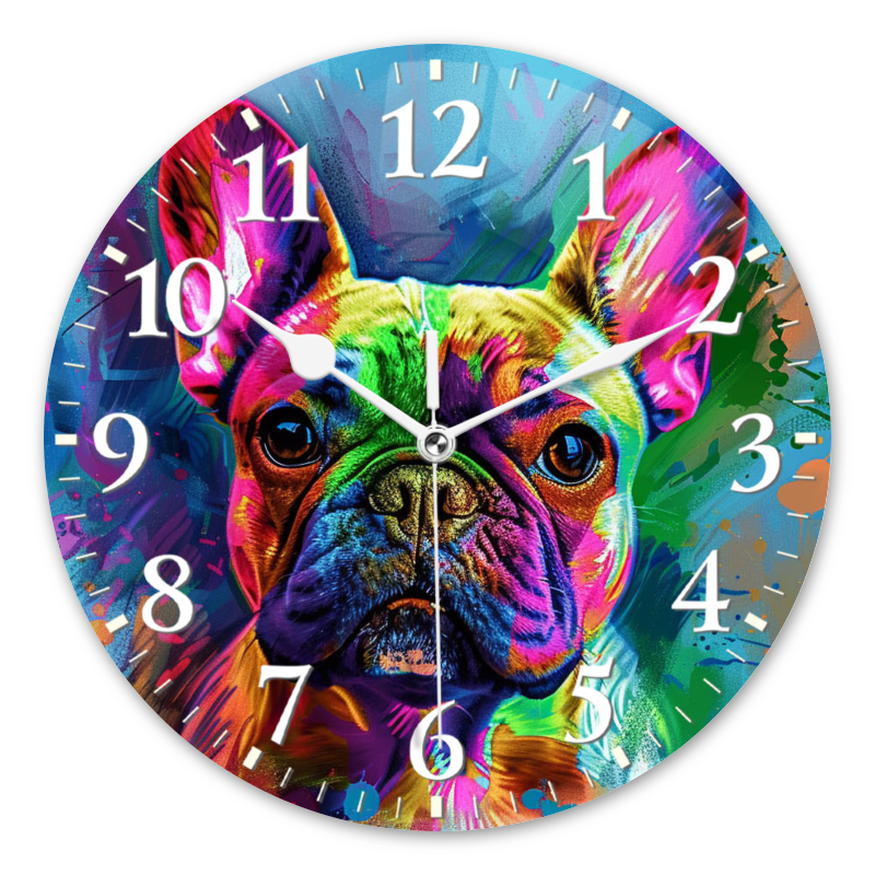 Personalized Wall Clock Battery Operated Clocks Non-Ticking Silent ...