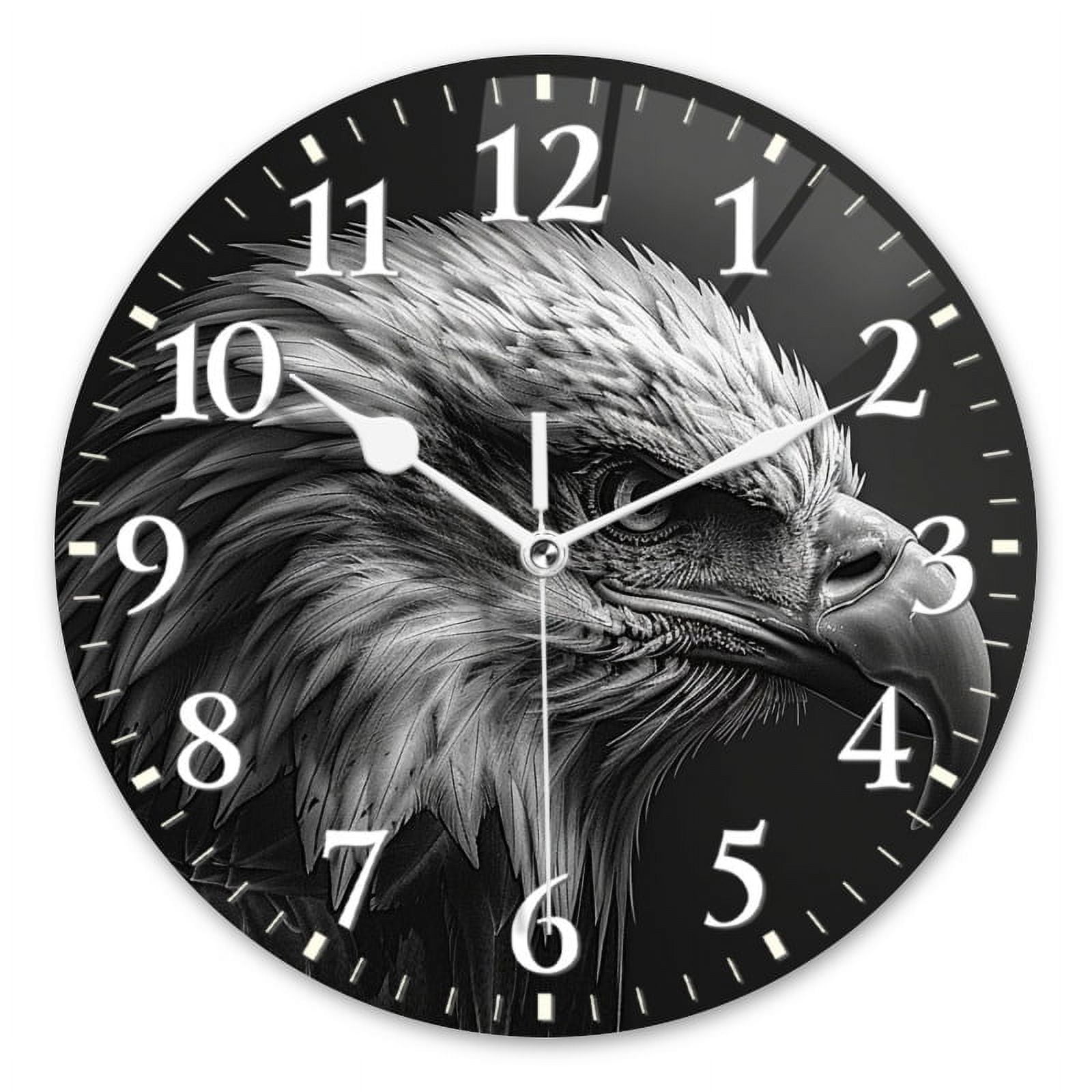 Personalized Wall Clock Non-Ticking Silent Clocks Battery Operated ...
