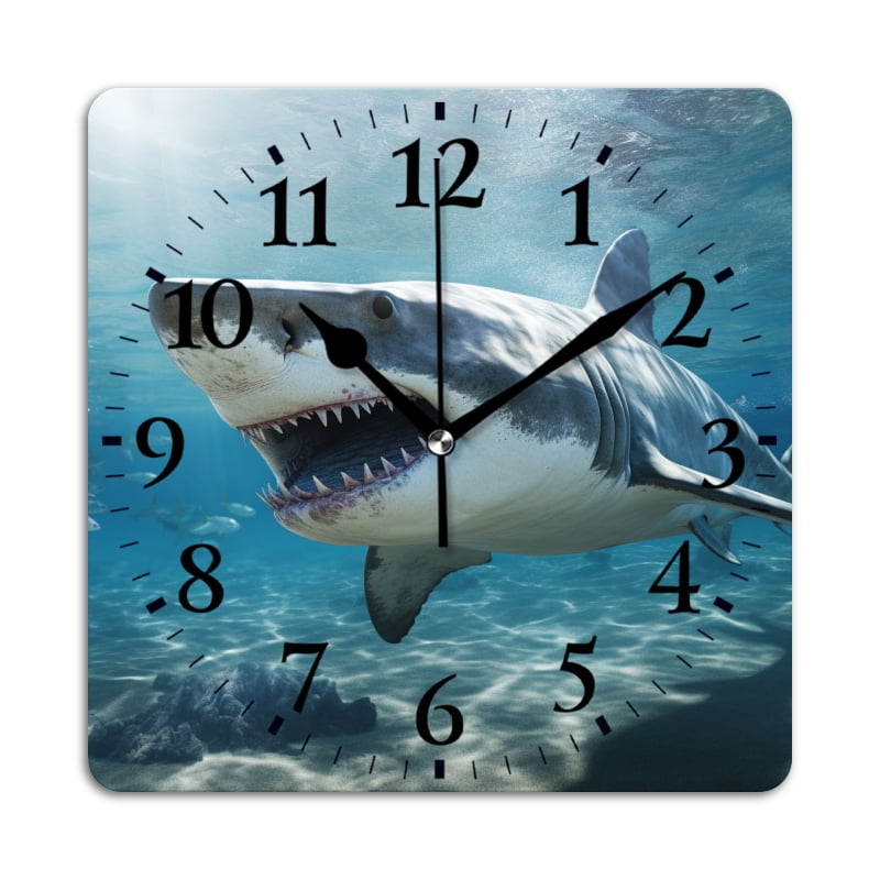 Personalized Wall Clock Non-Ticking Silent Clocks Battery Operated ...