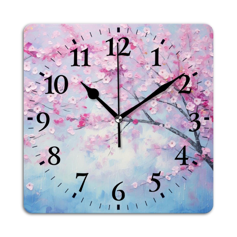 Personalized Wall Clock Non-Ticking Silent Clocks Battery Operated ...