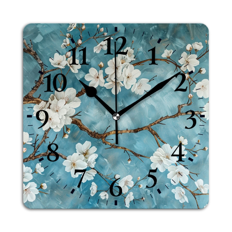 Personalized Wall Clock Non-Ticking Silent Clocks Battery Operated ...