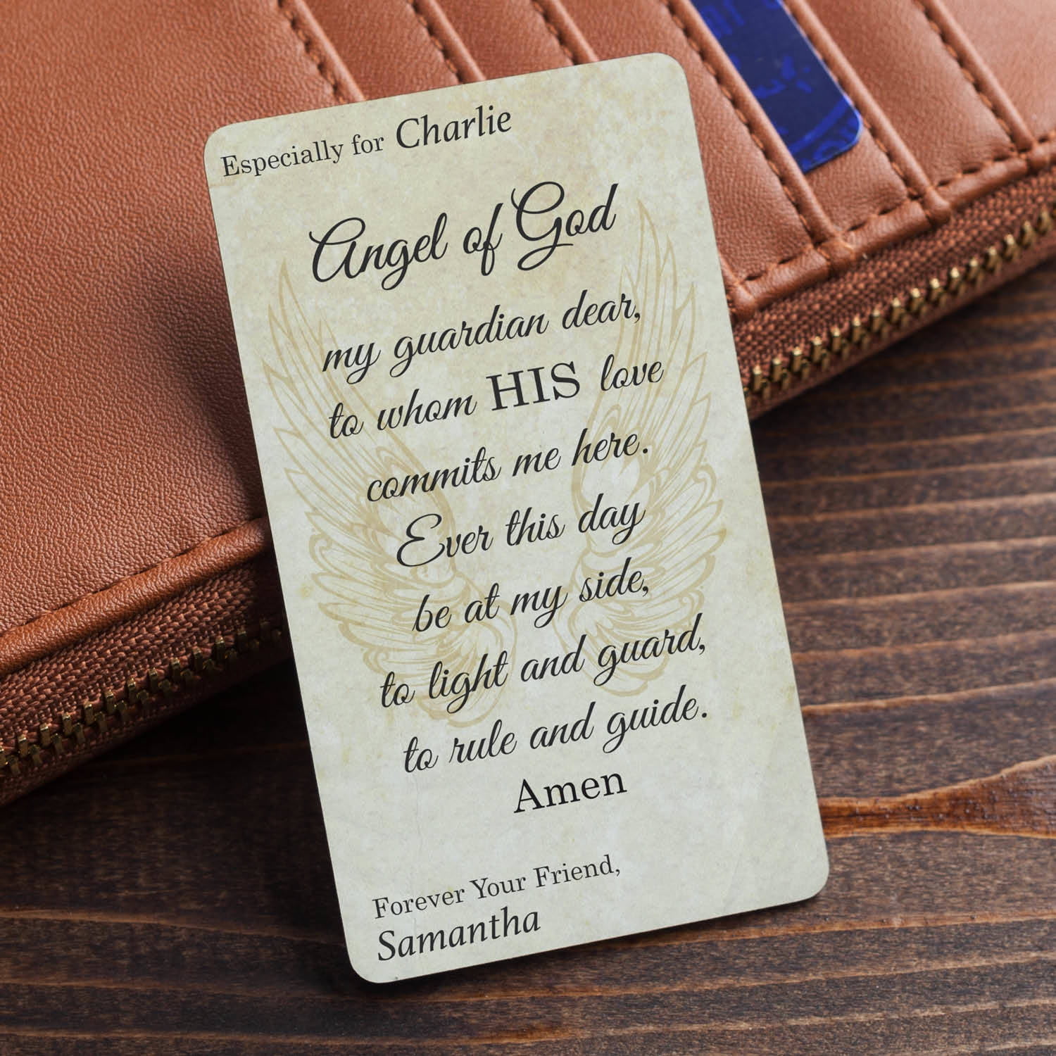 Personalized Wallet Prayer Card For Him - Walmart.com