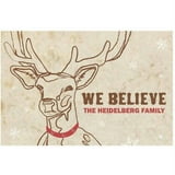 Personalized We Believe Doormat - Walmart.com