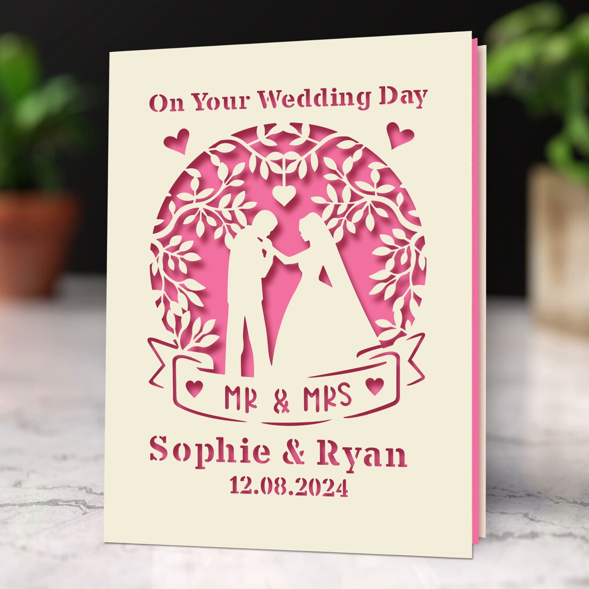 Wedding greeting card design | Beachweddingtips.com