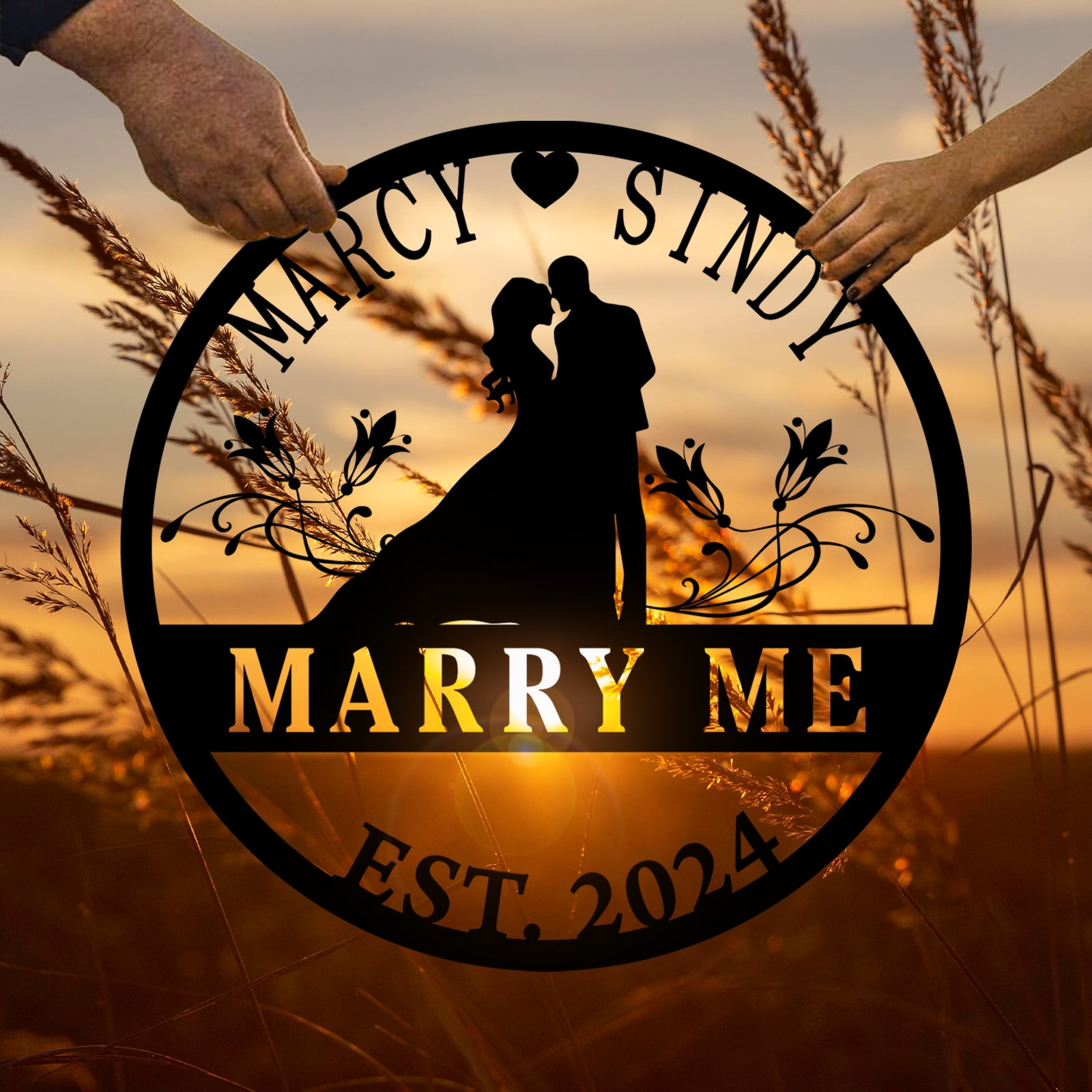 Personalized Wedding Gifts | Custom Metal Signs| Couples Gift, Wedding ...