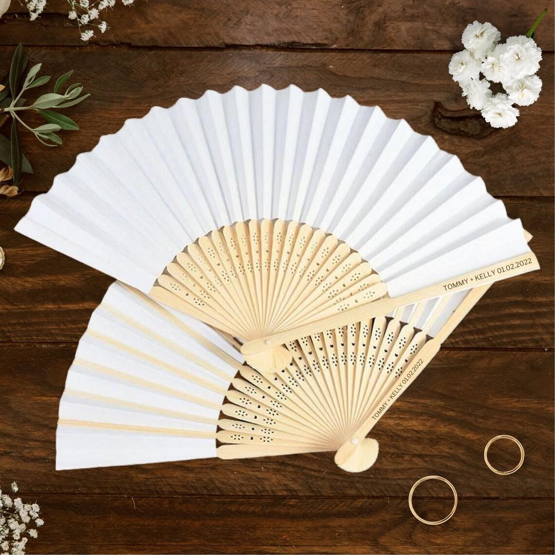Custom folding hand fans wholesale store
