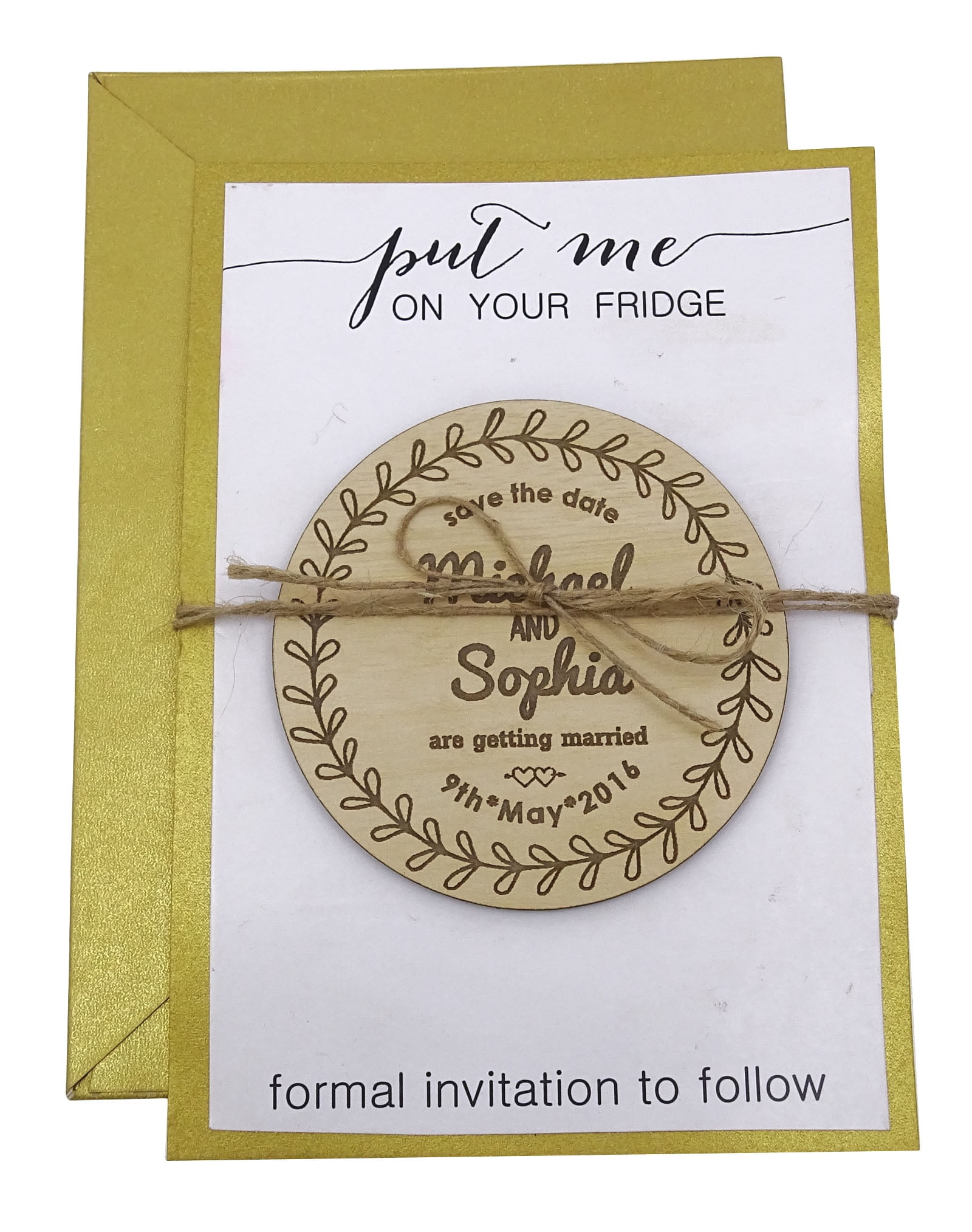 Personalized Wedding Magnets 50 Rustic Wedding Save The Date Cards ...