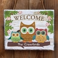 Personalized Welcome Owls Slate - Indoor/Outdoor Use - Walmart.com