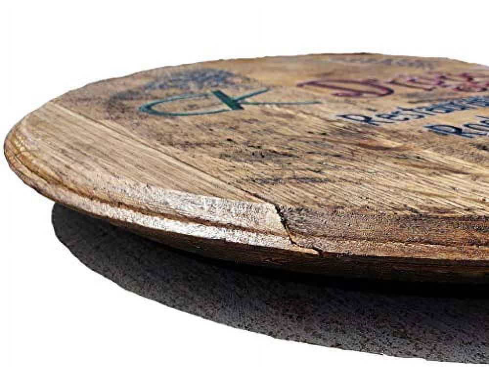 Personalized Whiskey Barrel Head - Custom Hideout - Drinking Bar Sign ...