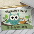 Personalized Whooooo's There? Doormat - Walmart.com