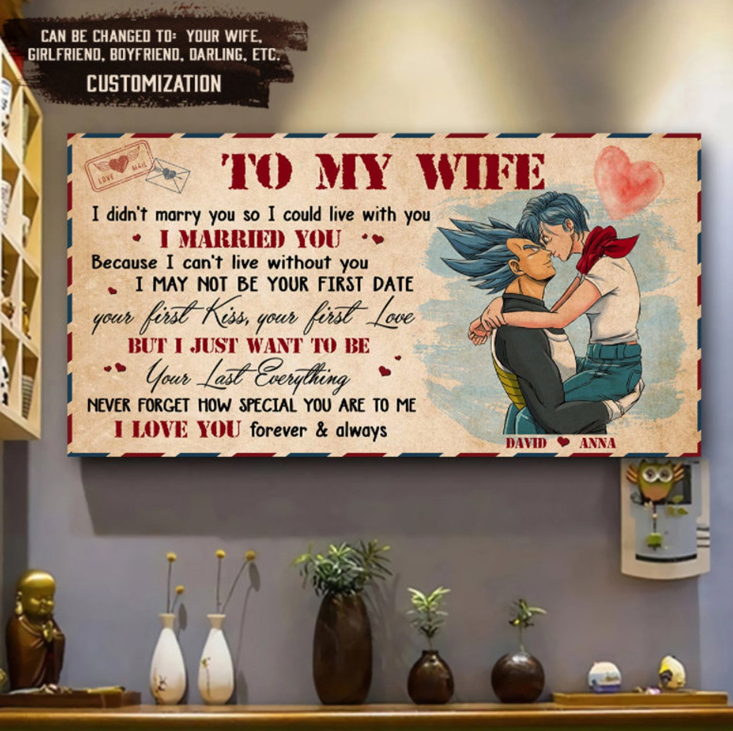 Personalized To My Wife I Didn T Marry You So I Could Live With You ...