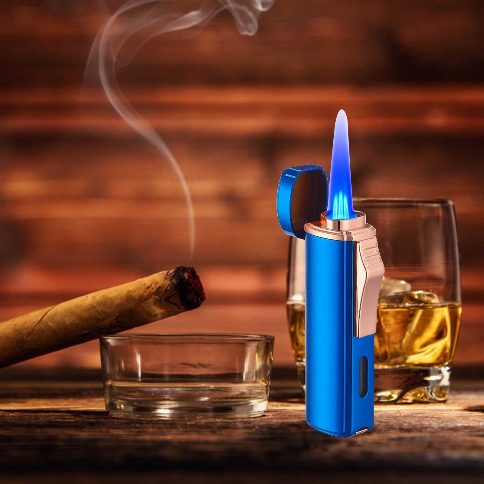 Personalized Windproof Lighter Refillable Flame Gear, Stainless Steel ...