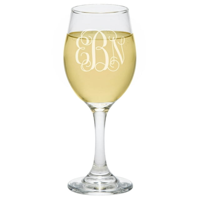 Personalized Wine Glasses - Set of 4 monogram - Walmart.com
