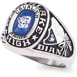 Personalized Women's USA Class Ring available in Valadium, Silver Plus ...