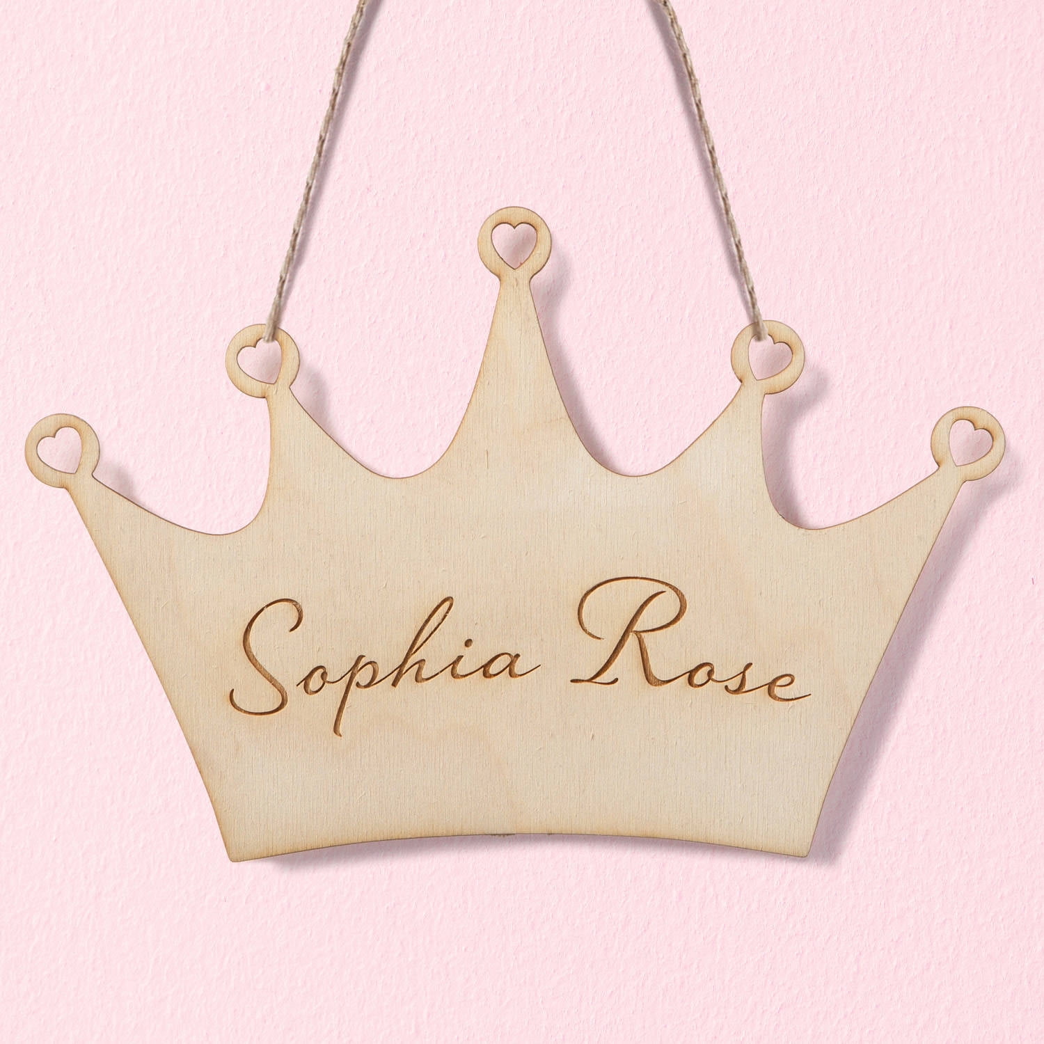 Personalized Wood Crown Plaque - Walmart.com