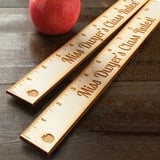Personalized Birch Plywood Ruler - Customizable Teacher Gift - Walmart.com