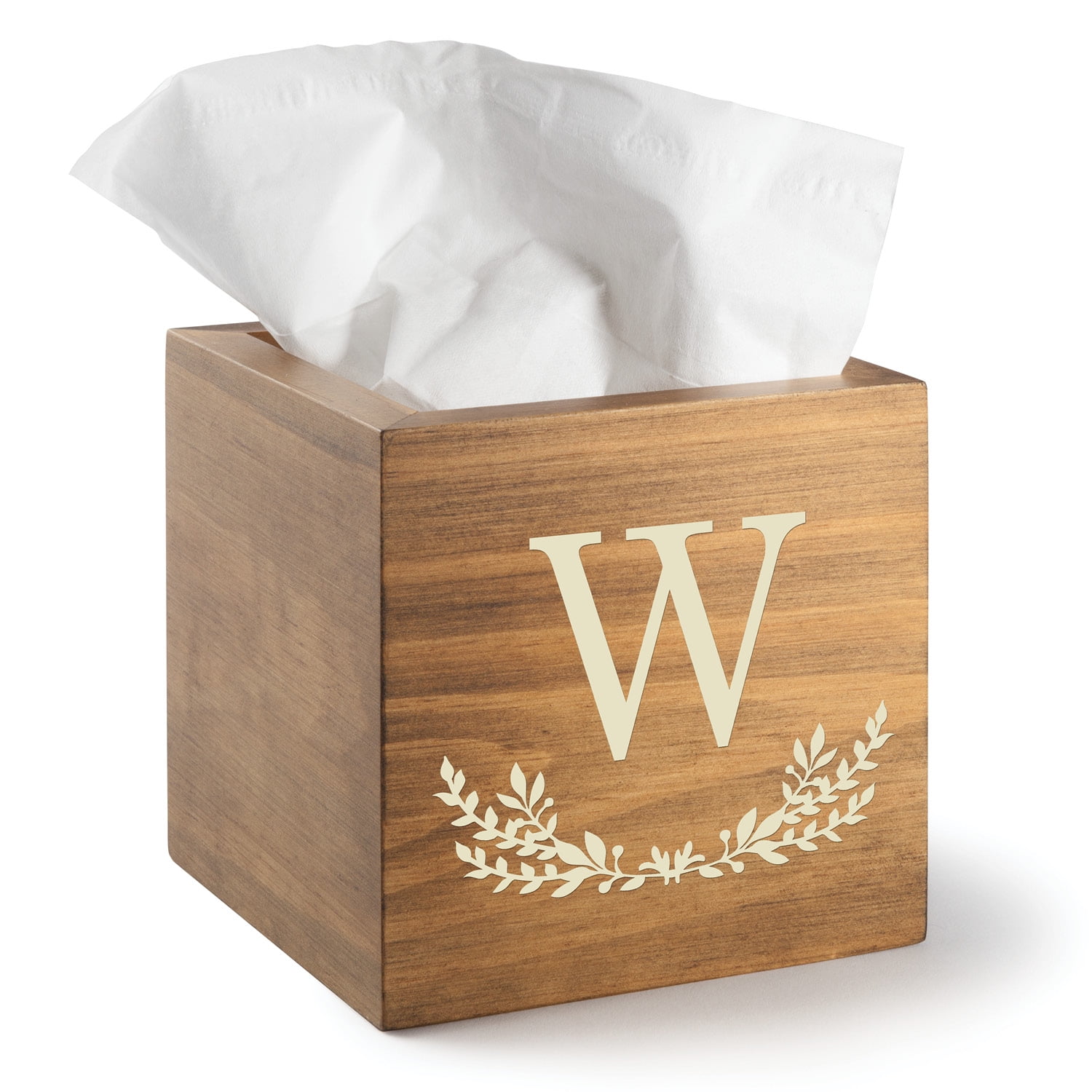 Personalized Wood Storage Box - Initial - Walmart.com