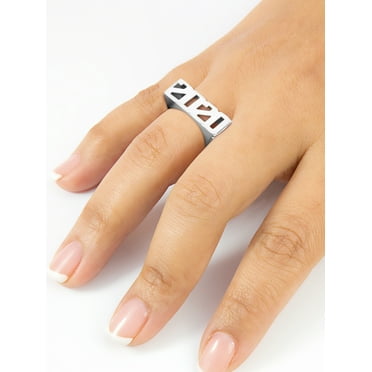 Personalized Family Ring with Up to Two Birthstones - Walmart.com